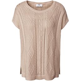 Peter Hahn - Pullover aus 100% SUPIMA -Baumwolle, beige, Gr. 44/46 - Baumwolle