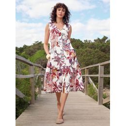 Green Cotton - Jersey-Kleid Marta, weiss, Gr. 40 / M - Baumwolle