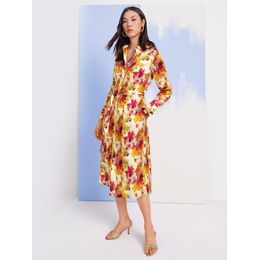 Uta Raasch - Kleid mit Hemdkragen, mehrfarbig, Gr. 40 / M