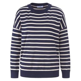 Peter Hahn - Rundhals-Pullover aus 100% SUPIMA -Baumwolle, blau, Gr. 44 / L - Baumwolle