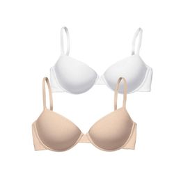 Petite Fleur Bra female Beige, White size 80