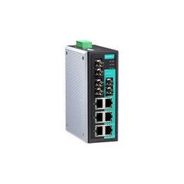 Moxa Ethernet-Switch, RJ45-Anschl&uuml;sse 6, Glasfaseranschl&uuml;sse 3ST, 100Mbps, Unmanaged - EDS-309-3M-ST