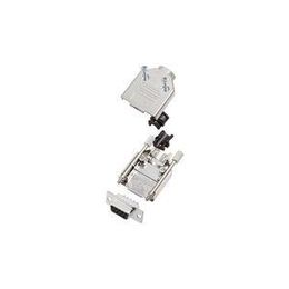 Encitech Connectors D-Sub-Steckverbindersatz, DE-9 Buchse, Gel&ouml;tet, Stahl - 6355-0030-11