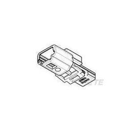 TE Connectivity - AMP Housing 4W TAB HSG CODING 1 BLACK, Pack of 896 Pieces - 1379674-1