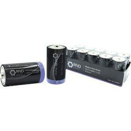 RND Prim&auml;rbatterie, Alkali, C, 1.5V, Ultra Power, Packung &agrave; 10 St&uuml;ck - RND 305-00005