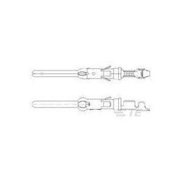 TE Connectivity .062 DIA PIN ASSY 3+ TAB Terminal 13A 1., Rolle &agrave; 5000 St&uuml;ck - 163081-7