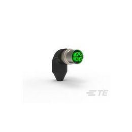 TE Connectivity Conn M12 Circular F 8 POS Crimp RA Cable Mount 8 Terminal 1 Port - 2350797-1