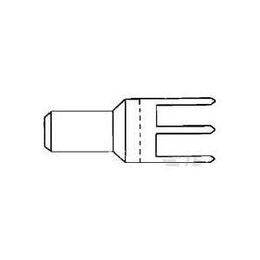 TE Connectivity HDI POWER CONT PIN BODY-STRT High Speed / Modular Connectors HDI POWER CONT PIN BODY-STRT, Packung &agrave; 15 St&uuml;ck - 532824-1