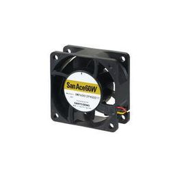 Sanyo Denki Axiall&uuml;fter, spritzwassergesch&uuml;tzt DC 60x60x25mm 13.8V 91.2m&sup3;/h IP68 - 9WPA0612P4G001