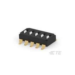 TE Connectivity - AMP Slide Dip Switch 5 Switch SPST, Roll of 900 Pieces - 2-2319847-6
