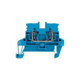 Weidm&uuml;ller Weidm&uuml;ller Reihenklemme, Spannklemme, 2 Pole, 800V, 24A, 2.5mm&sup2;, Blau, Packung &agrave; 10 St&uuml;ck - 1933710000