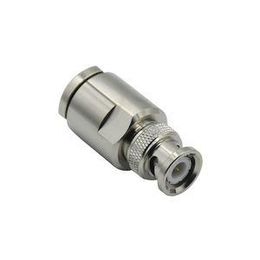 RND Steckverbinder, BNC, Messing, Stecker, Gerade, 50Ohm, Kabelhalterung - RND 205-01518
