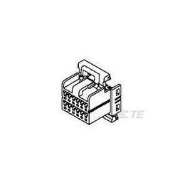 TE Connectivity 040 Series MULTI-LOCK Connector Housing Male 16 Positions 2.5mm Pitch Non-Inertia Type Cable Mount, Packung &agrave; 150 St&uuml;ck - 174909-1
