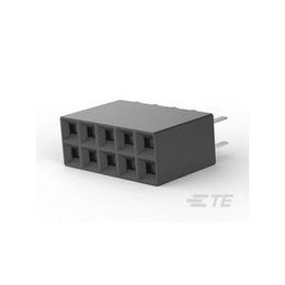 TE Connectivity - AMP PCB Conn 10 MODII VRT DR CE .100 X .100, Pack of 225 Pieces - 5-147424-5