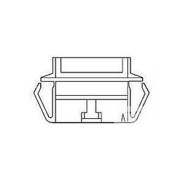 TE Connectivity - AMP PCB Conn Shroud 02 MTE PANEL MOUNT SR, Packung &agrave; 5 St&uuml;ck - 103682-1