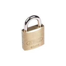 Abus Key Weatherproof Brass, Steel Padlock, 4mm Shackle, 25mm Body - XR0060 25