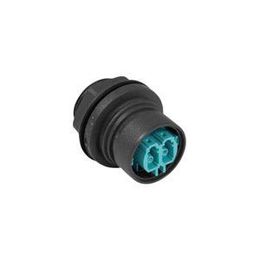 Bulgin Limited LWL-Steckverbinder, Duplex, Singlemode, OS1, Gerade, Stecker, Schwarz - PXF6052C