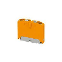 Phoenix Contact Reihenklemme, Steckverbindung, 2 Pole, 450V, 24A, 2.5mm&sup2;, Orange, Packung &agrave; 50 St&uuml;ck - 1028077
