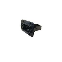 Anderson Power Products Robustes Ghäuse, Steckdose, SBSX-75A, Panelmontage - SBSX75A-PMREC-BLK