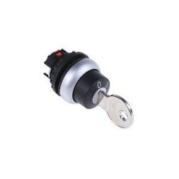 Eaton 2-position Key Switch Head, Latching, 22mm Cutout - 229092 M22-WRS-A1