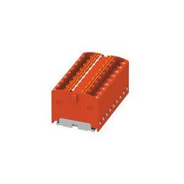 Phoenix Contact Reihenklemme, Steckverbindung, 18 Pole, 450V, 17.5A, 1.5mm&sup2;, Rot, Packung &agrave; 20 St&uuml;ck - 3002767