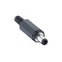 Lumberg Connect GmbH 1633 DC Plug Rated At 2.0A, 24.0 V, Cable Mount, length 46.5mm, Nickel - 1633 03