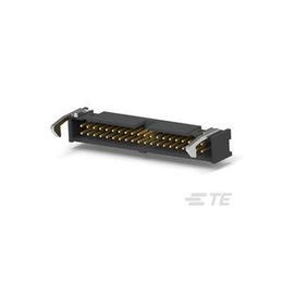 TE Connectivity - AMP IDC LOW PRO HDR 40P RA LG LAT BLK - 1-1761607-3