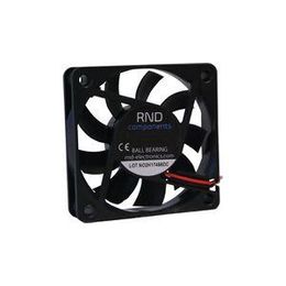 RND B&uuml;rstenloser Axiall&uuml;fter DC 60x60x15mm 24V 33.6m&sup3;/h - RND 460-00011