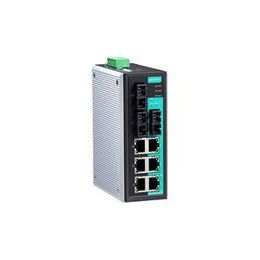 Moxa Ethernet-Switch, RJ45-Anschl&uuml;sse 6, Glasfaseranschl&uuml;sse 3SC, 100Mbps, Unmanaged - EDS-309-3M-SC-T