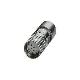 Phoenix Contact Rundsteckverbinder, M23, Steckbuchse, Gerade, Pole - 6, Crimp, Kabelhalterung - 1629236