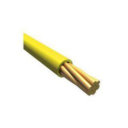 Alpha Wire EcoWire Series Yellow 0.08 mm&sup2; Hook Up Wire, 28 AWG, 7/0.12 mm, 30m, MPPE Insulation - 6710 YL
