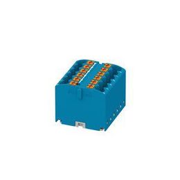 Phoenix Contact Reihenklemme, Steckverbindung, 12 Pole, 450V, 24A, 2.5mm&sup2;, Blau, Packung &agrave; 8 St&uuml;ck - 3273288