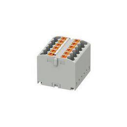 Phoenix Contact Reihenklemme, Steckverbindung, 12 Pole, 450V, 24A, 2.5mm&sup2;, Grau, Packung &agrave; 8 St&uuml;ck - 3273286