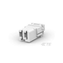 TE Connectivity - AMP Housing PL 187 REC HSG 2P NYLON WHITE, Pack of 450 Pieces - 142680-9