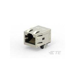 TE Connectivity - AMP RJ45 JACK INT.MAG. 1GB 1X1 INV., Roll of 80 Pieces - 2301994-5