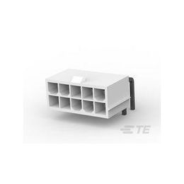 TE Connectivity 10P VAL-U-LOK R/A HDR V2 Board Connector, Pack of 340 Pieces - 1-1586041-0