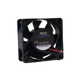 RND B&uuml;rstenloser Axiall&uuml;fter DC 60x60x25mm 12V 57m&sup3;/h - RND 460-00014