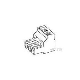 TE Connectivity 16 POS 5.0 MM R/A PLUG TRM BLK Modular T, Packung &agrave; 15 St&uuml;ck - 1-796640-6