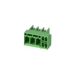Phoenix Contact PCB Hybrid-Leiste, Rechts abgewinkelt, Anzahl Kontakte - 8, Reihen - 1 - 1717105
