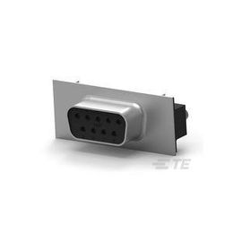 TE Connectivity 09 RCPT SP/FMS BRDLK D-Sub Standard Connectors RECP FRNT MTL SHL 9P retention inserts, Roll of 34 Pieces - 2-5747706-0