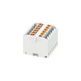 Phoenix Contact Reihenklemme, Steckverbindung, 12 Pole, 450V, 24A, 2.5mm&sup2;, Weiss, Packung &agrave; 8 St&uuml;ck - 3273298