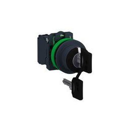 Schneider Electric Schlüsselschalter, komplett, flach, ø30mm, Ronis 455, 2 Schliesser 600 V 3-Pos 45° Rastend - XB5FG03