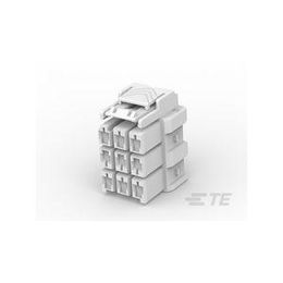 TE Connectivity PTL 3X3 PLUG HSG STD TEMP KEY A NAT, Pack of 450 Pieces - 1-1971876-3