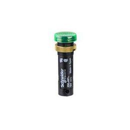 Schneider Electric LED-Leuchtmelder für Schalttafeleinbau, grün, 12 mm Bohrung, IP40, IP65, 24 VDC - XVLA333