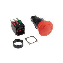 Schneider Electric Not-Aus-Taster Harmony XB6, Drehentriegelung, Schalttafelmontage, 16 mm Bohrung, 2NO + 2NC, - XB6AS8349B