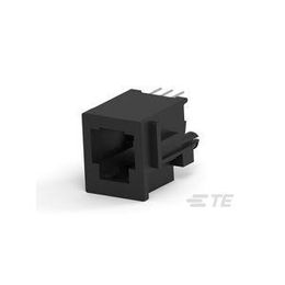 TE Connectivity 6/6 PCB MOD.JACK TE Modular Connectors / Ethernet Connectors 6/6 PCB MOD.JACK TE, Roll of 700 Pieces - 216564-1