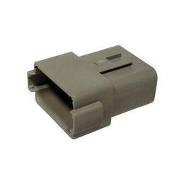 DEUTSCH - TE Connectivity Geh&auml;use, Stecker, 2 Reihen, 12 Pole ,Eingabeoption A, Grau - DT04-12PA