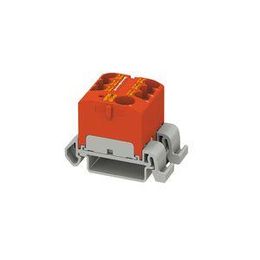 Phoenix Contact Reihenklemme, Steckverbindung, 7 Pole, 800V, 57A, 4mm&sup2;, Rot, Packung &agrave; 8 St&uuml;ck - 3273728