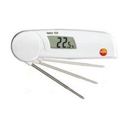 testo 103 Faltthermometer mit Fühler, Einstechfühler, +220 °C max, ±0,5 °C Genauigkeit - 0560 0103
