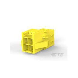 TE Connectivity - AMP PWR CONN PDL 4P CAP 3.96 D/R P/M(GWT) Y, Pack of 450 Pieces - 1-368589-4